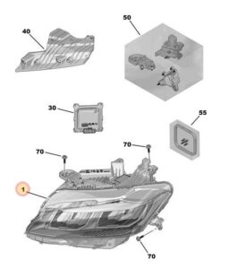 Peugeot 308 2020-Present Front Headlamps Peugeot Parts Direct