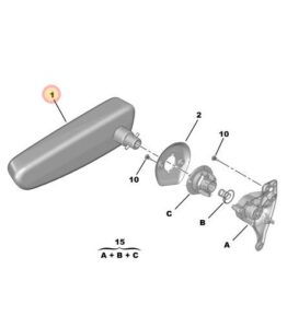 Peugeot Rifter Front Arm Rest Peugeot Parts Direct