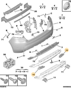Peugeot 308 2013-2020 LH Exhaust Nozzle - 1613127780