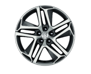 Peugeot 308 SW 2013-2020 Set of 4 Alloy Wheel Rims 18" BLACK SAPPHIRE