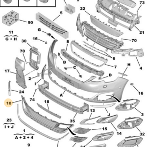 Exterior / Body Parts - Peugeot Parts Direct - Genuine Peugeot Part