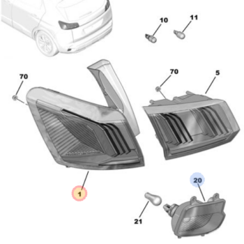 Lighting - Peugeot Parts Direct - Genuine Peugeot Part
