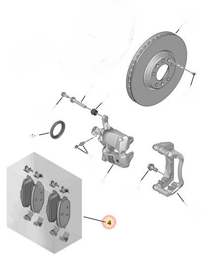 Peugeot Partner Front Brake PadsPeugeot Partner Front Brake Pads