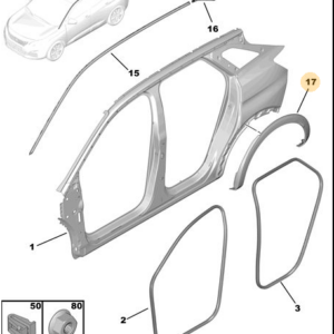 Exterior / Body Parts - Peugeot Parts Direct - Genuine Peugeot Part