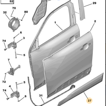 Exterior / Body Parts - Peugeot Parts Direct - Genuine Peugeot Part