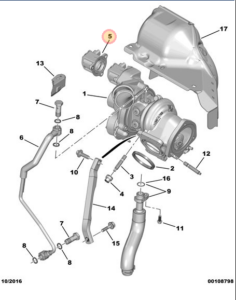 Peugeot 208 2012-2019 turbo solenoid valve - Peugeot Parts Direct